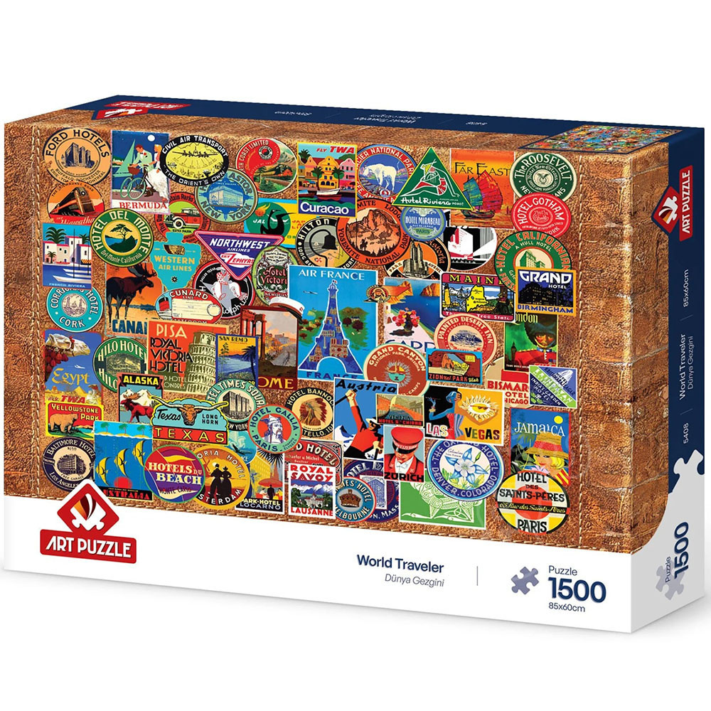 Art Puzzle World Traveler Puzzle 1500pcs - Puzzles Canada