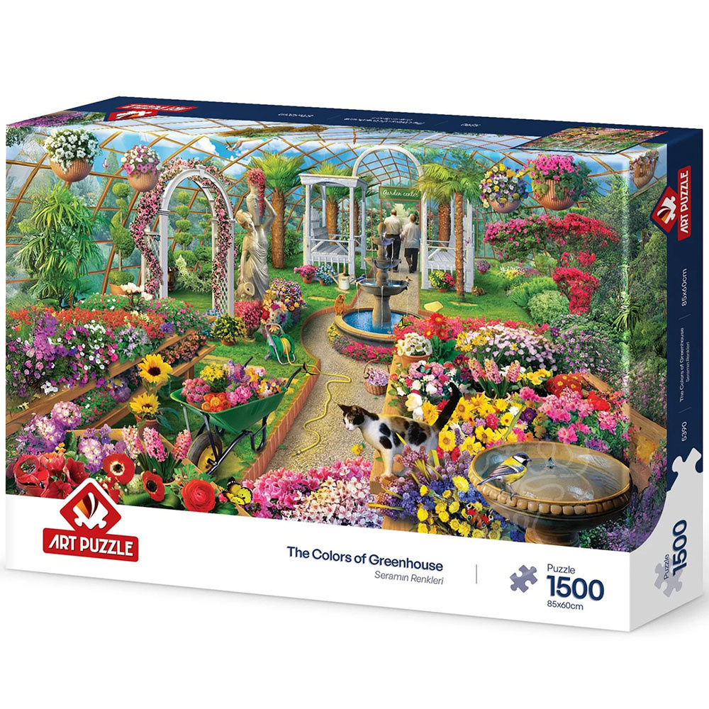 Art Puzzle The Colors of Greenhouse Puzzle 1500pcs - Puzzles Canada