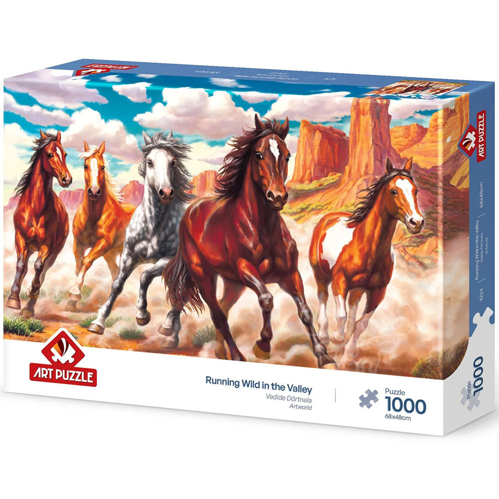 Art Puzzle Running Wild In The Valley Puzzle 1000pcs - Puzzles Canada