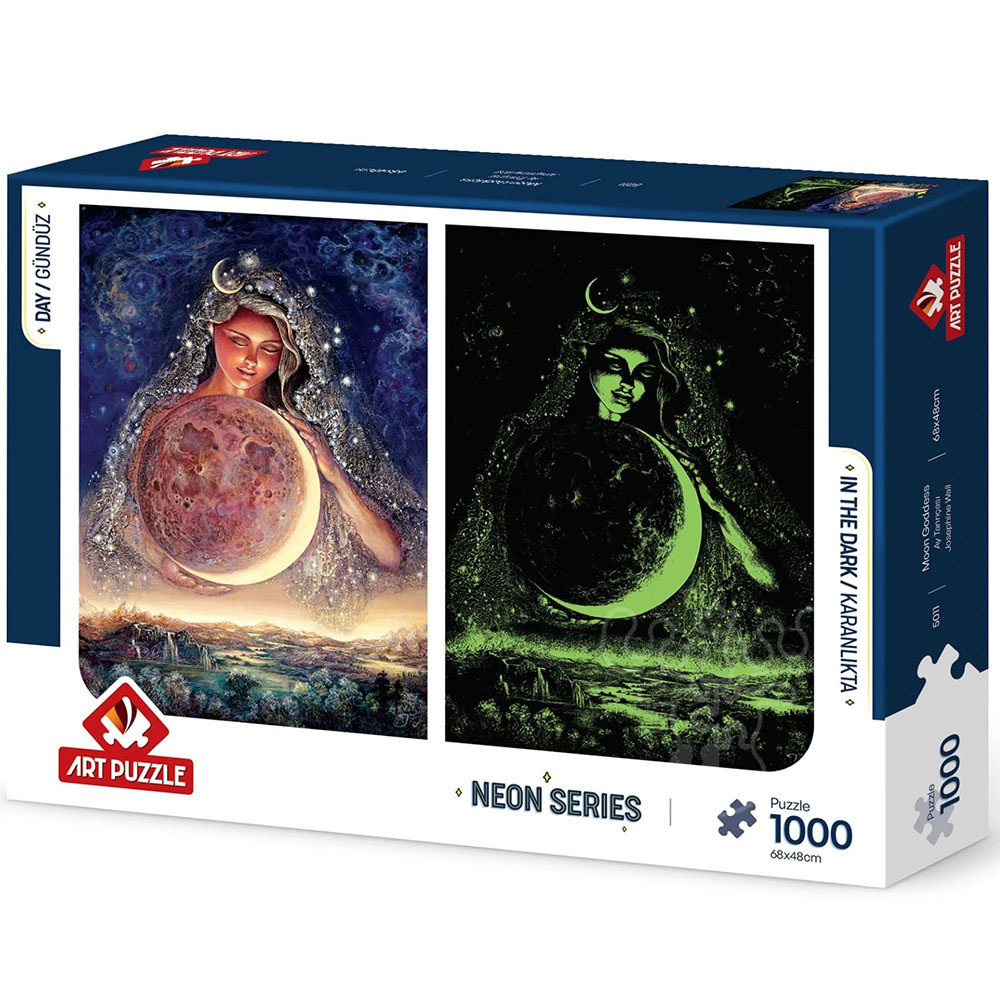 Art Puzzle Neon Series: Moon Goddess Puzzle 1000pcs - Puzzles Canada