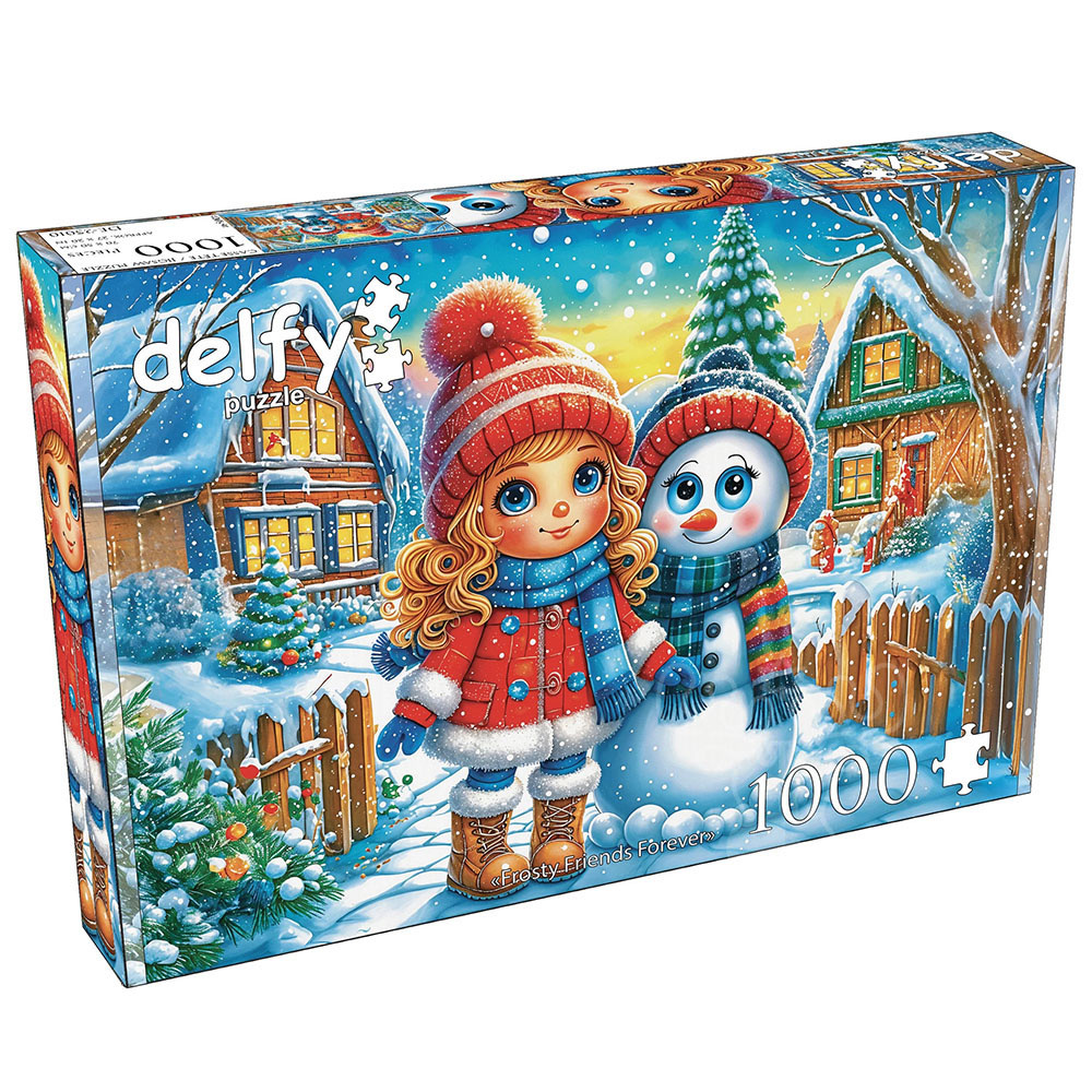 Delfy Frosty Friends Forever Puzzle 1000pcs - Puzzles Canada