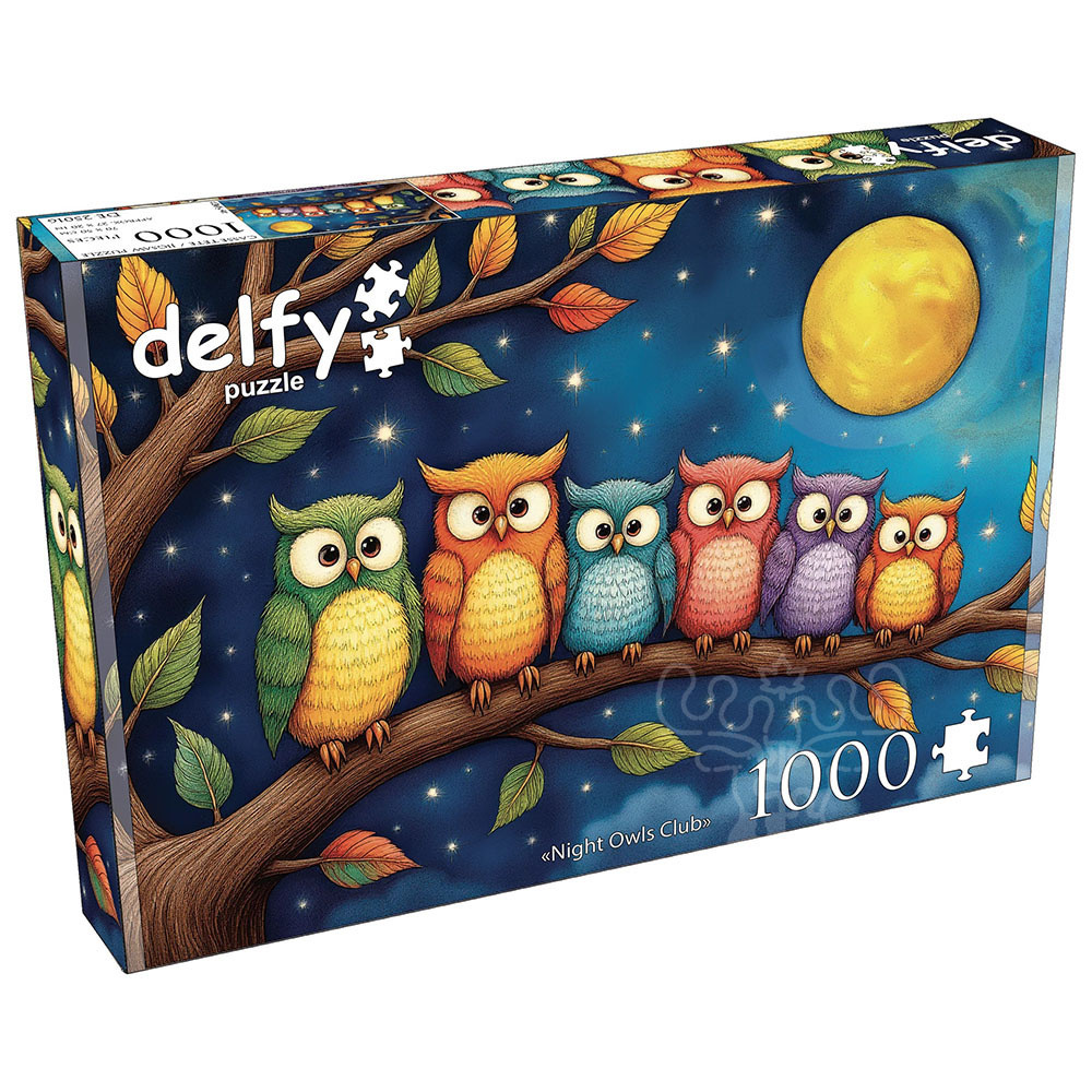 Delfy Night Owls Club Puzzle 1000pcs - Puzzles Canada