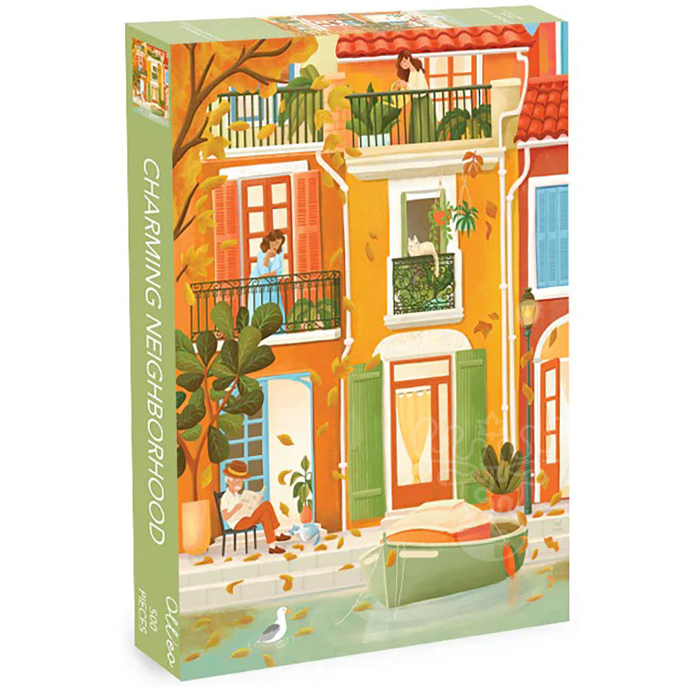Olleo Charming Neighborhood Puzzle 500pcs - Puzzles Canada