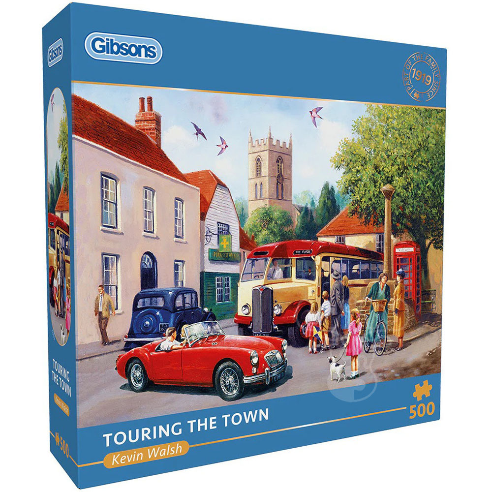 Gibsons Touring the Town Puzzle 500pcs - Puzzles Canada