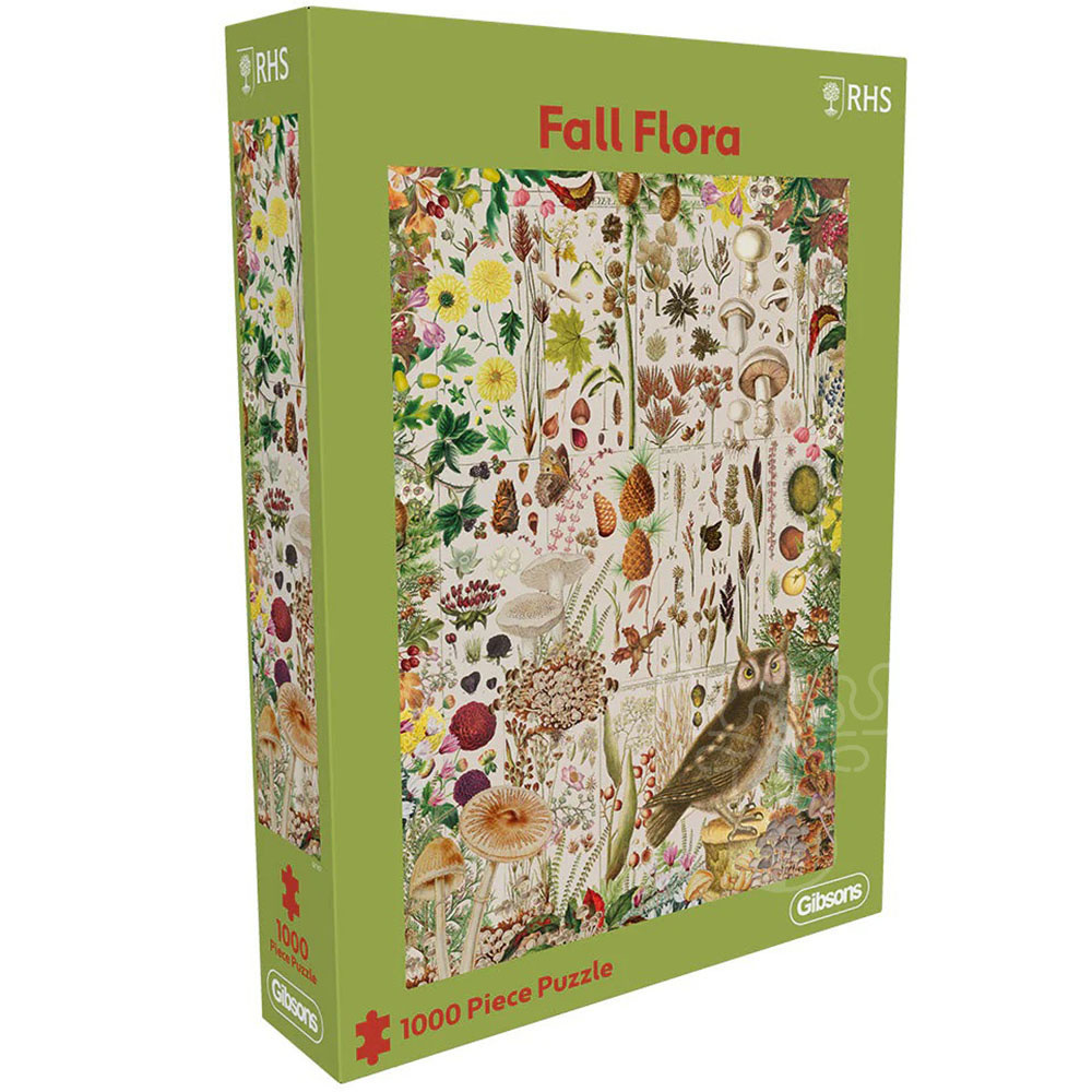 Gibsons RHS: Fall Flora Puzzle 1000pcs - Puzzles Canada