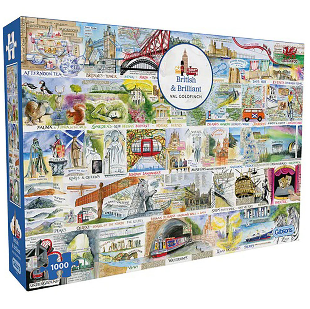 Gibsons British & Brilliant Puzzle 1000pcs - Puzzles Canada