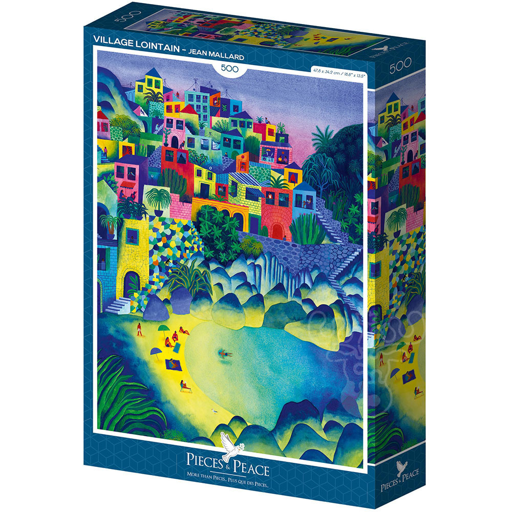 Pieces & Peace Village Lointain Puzzle (Distant Village) 500pcs ...