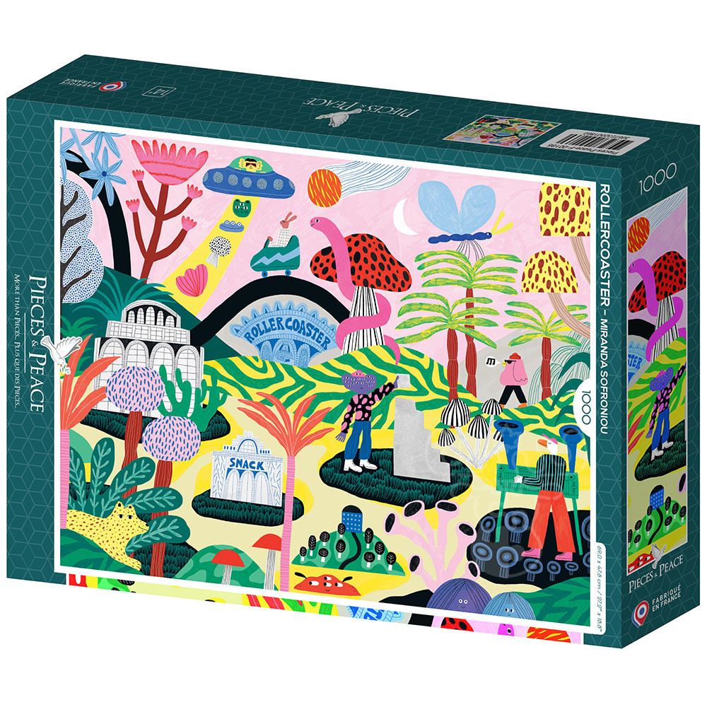Pieces & Peace Rollercoaster Puzzle 1000pcs - Puzzles Canada