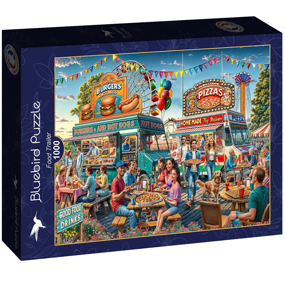 Bluebird Food Trailer Puzzle 1000pcs - Puzzles Canada