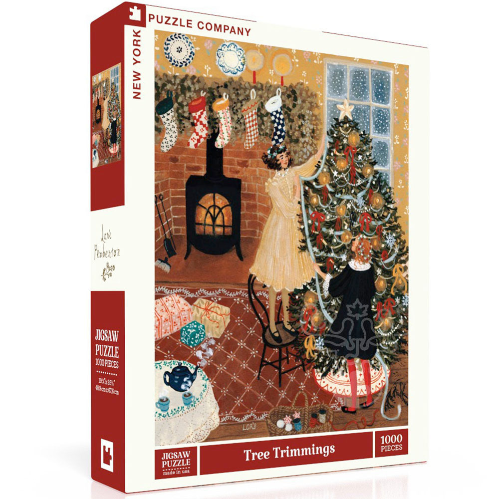 New York Puzzle Co. Loré Pemberton: Tree Trimmings Puzzle 1000pcs - Puzzles Canada