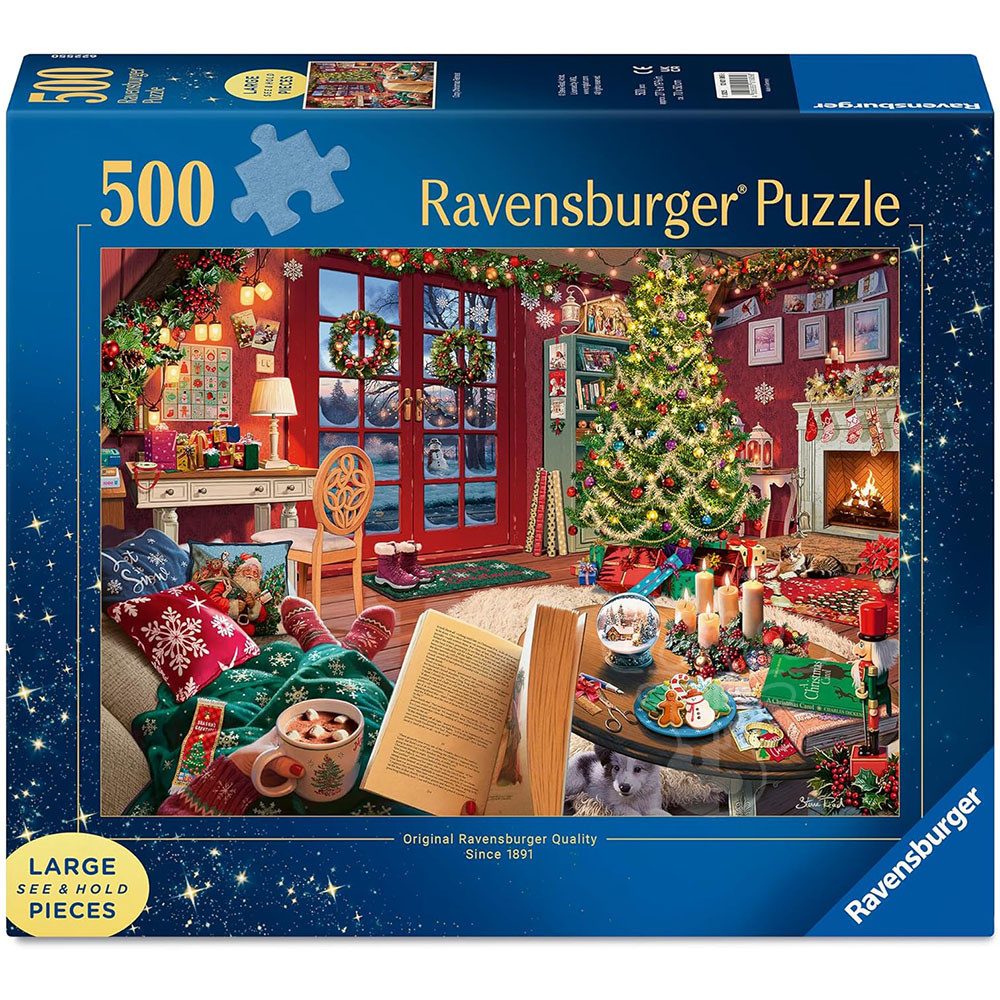 Ravensburger Cozy Christmas Retreat Large Format Puzzle 500pcs ...