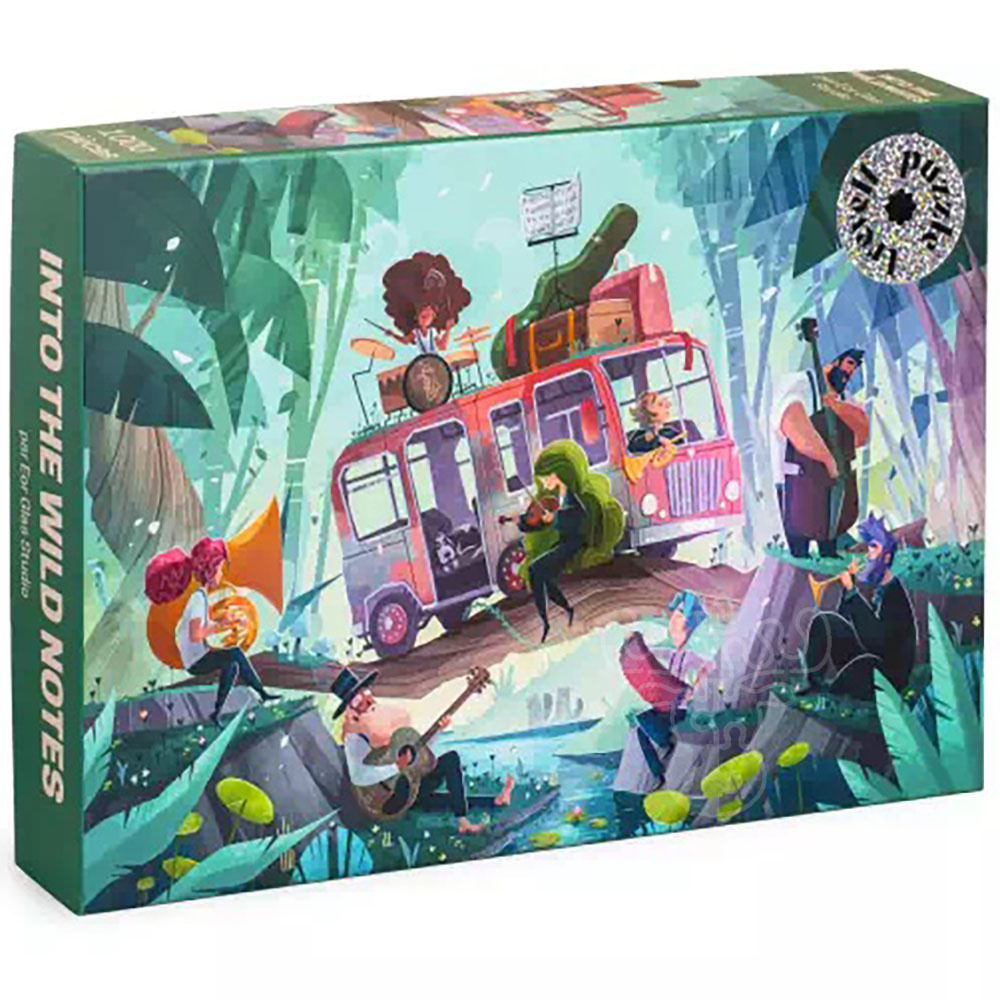 Trevell Into the Wild Notes Puzzle 1000pcs - Puzzles Canada