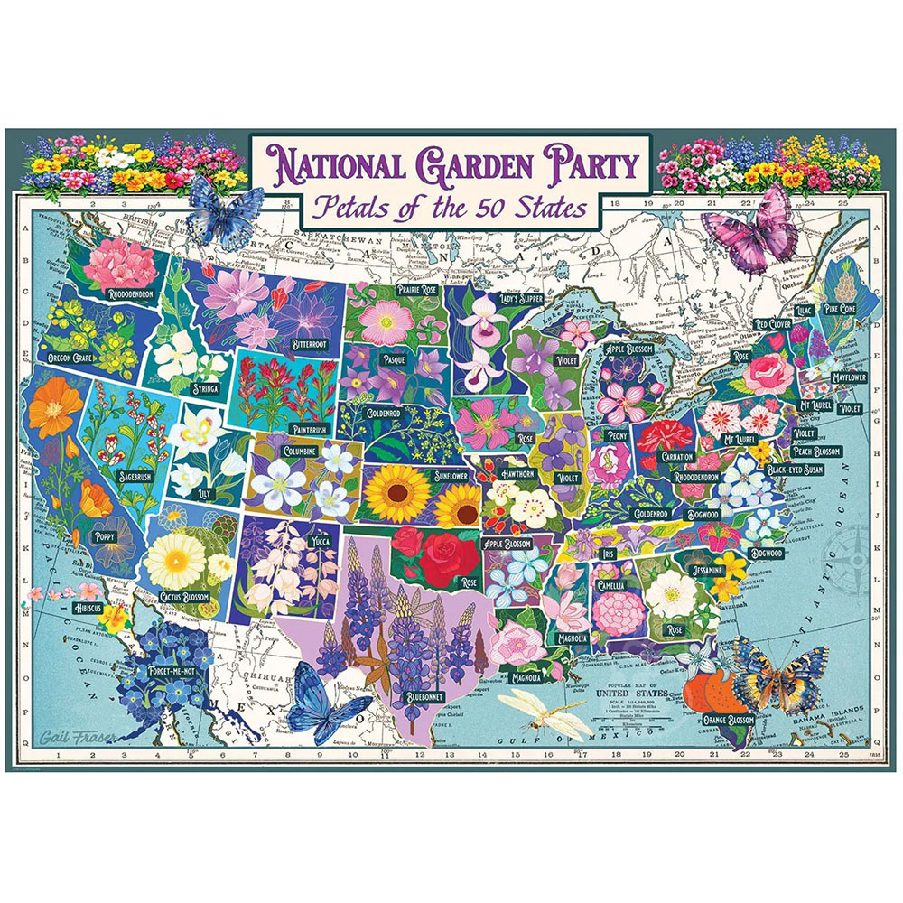 Eurographics Fraser: National Garden Party XL Family Puzzle 300pcs ...