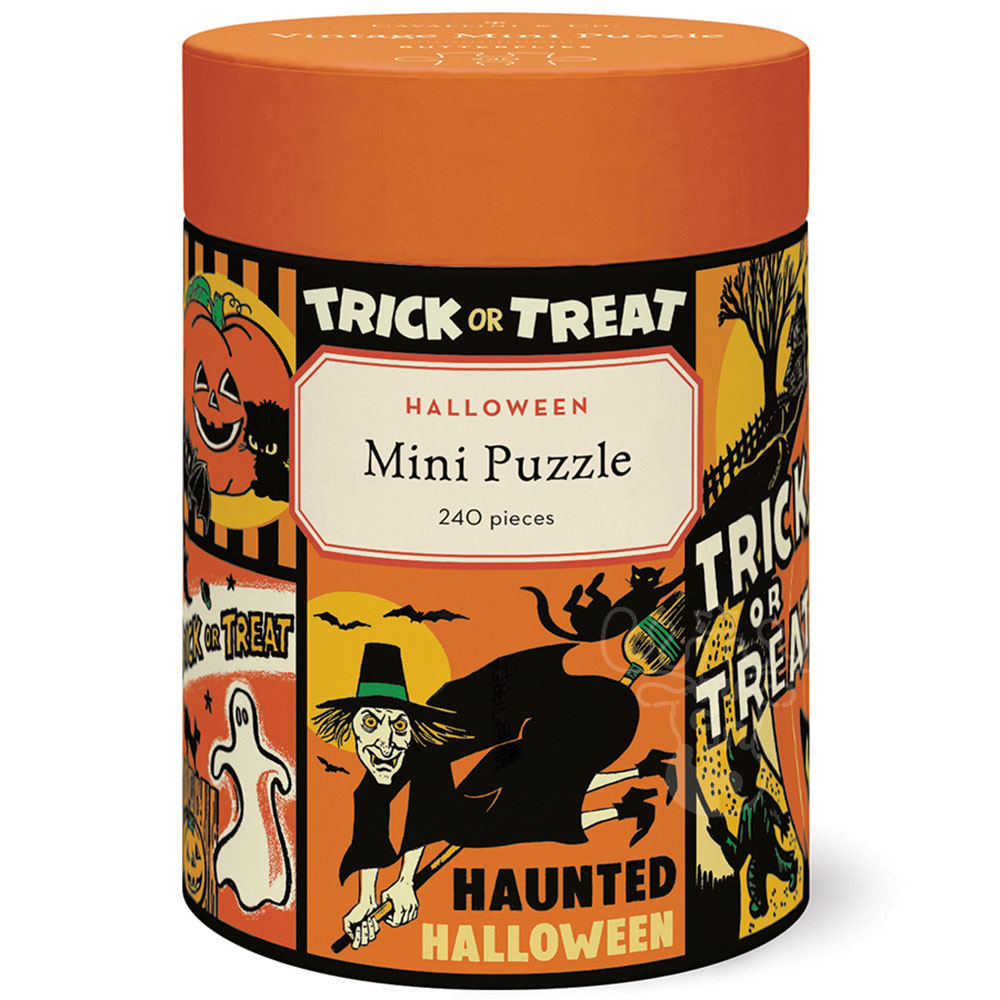 Cavallini Vintage: Halloween Mini Puzzle 240pcs - Puzzles Canada