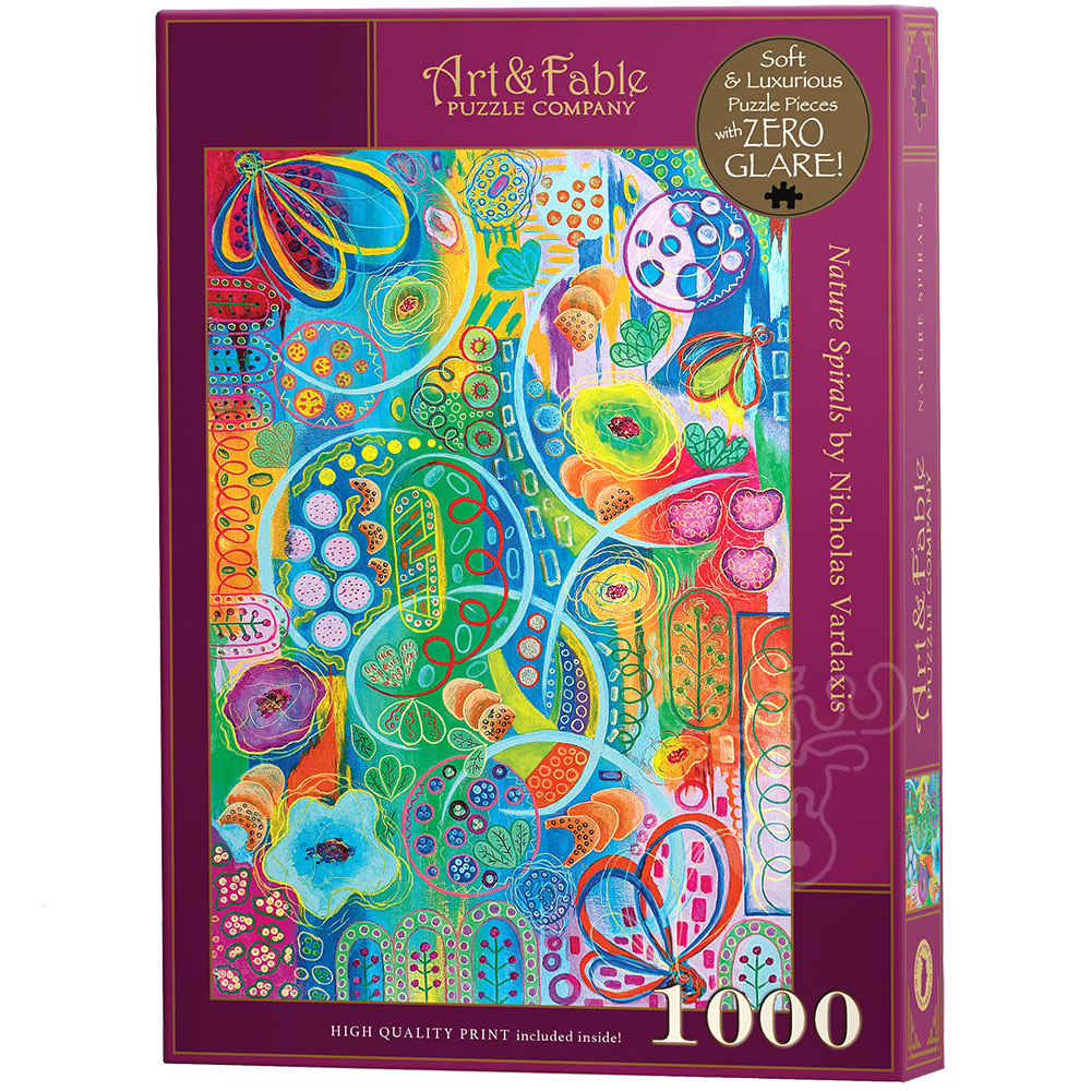 Art & Fable Nature Spirals Puzzle 1000pcs - Puzzles Canada