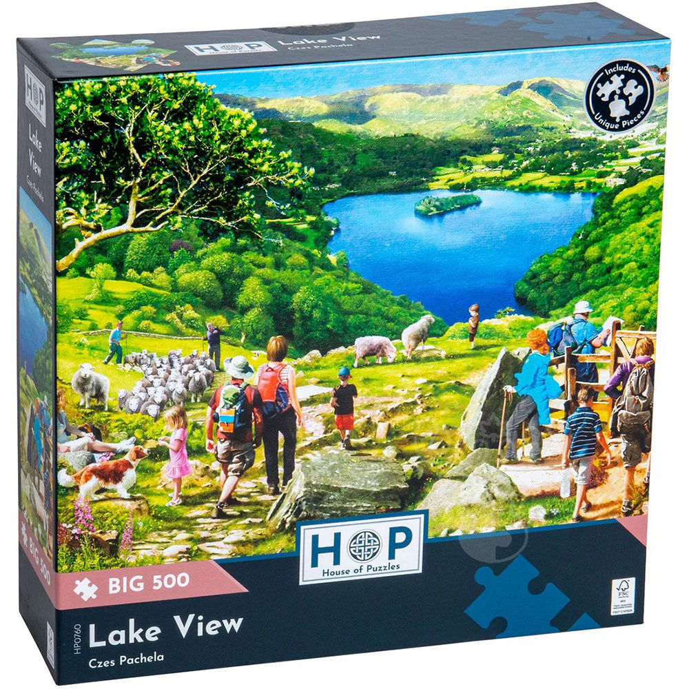 House of Puzzles Lake View Puzzle Big 500pcs - Puzzles Canada
