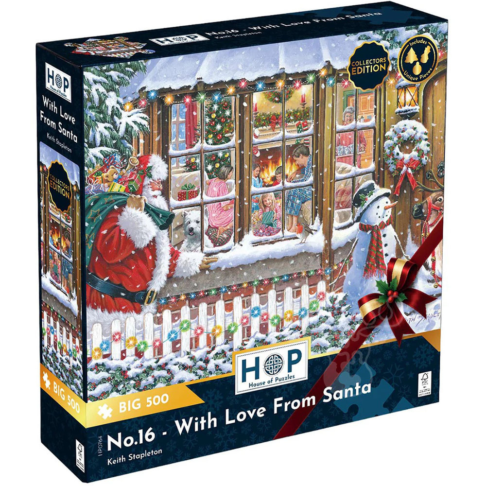 House of Puzzles With Love From Santa Puzzle Big 500pcs - Puzzles Canada