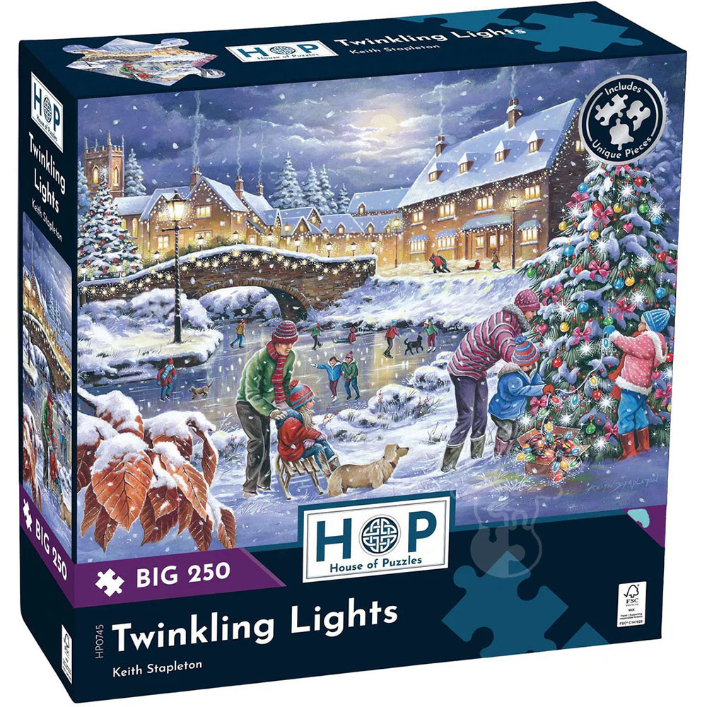 House of Puzzles Twinkling Lights Puzzle Big 250pcs - Puzzles Canada