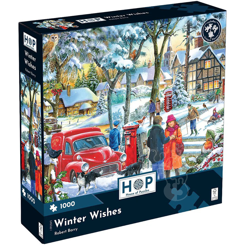 House of Puzzles Winter Wishes Puzzle 1000pcs - Puzzles Canada