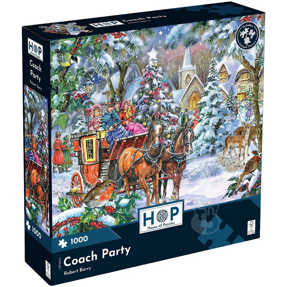 House of Puzzles Coach Party Puzzle 1000pcs - Puzzles Canada