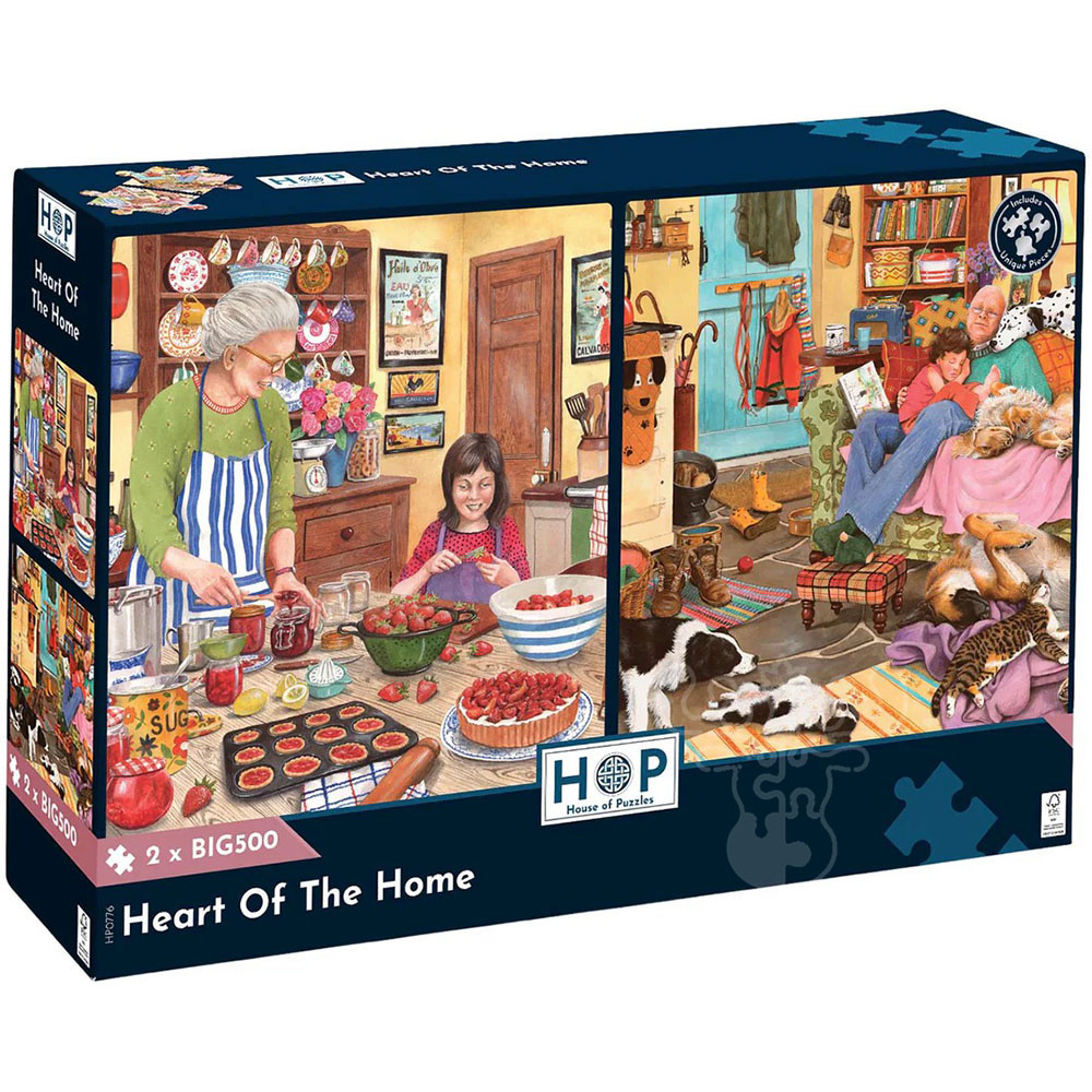 House of Puzzles Heart Of The Home Puzzle Big 2 x 500pcs - Puzzles Canada