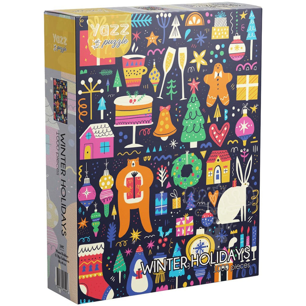 Yazz Puzzle Winter Holidays Puzzle 1000pcs - Puzzles Canada
