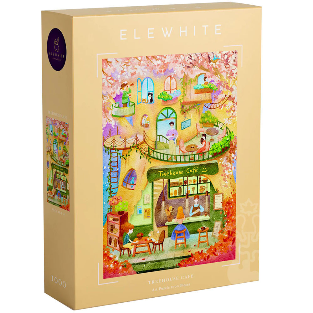 Elewhite Treehouse Café Puzzle 1000pcs - Puzzles Canada