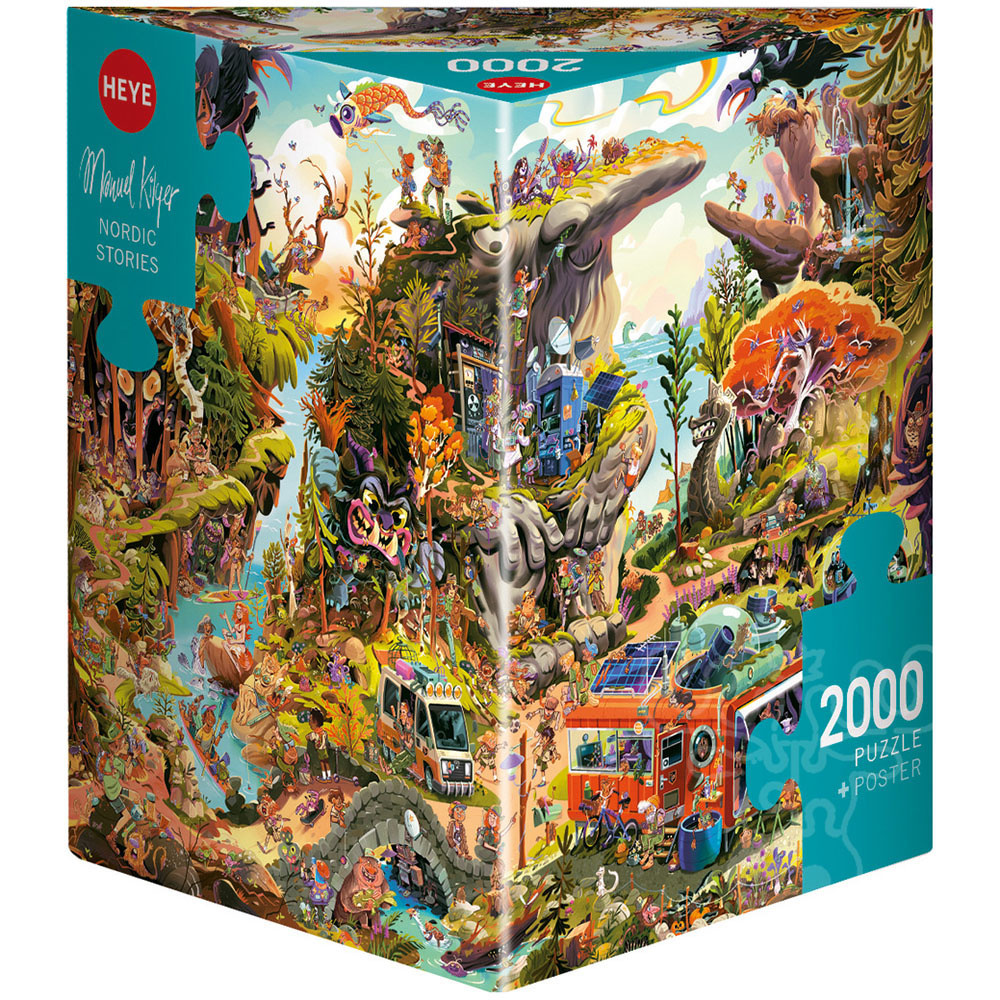 Heye Nordic Stories Puzzle 2000pcs Triangle Box - Puzzles Canada
