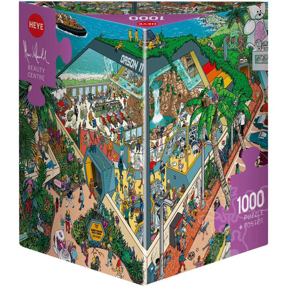 Heye Beauty Centre Puzzle 1000pcs Triangle Box - Puzzles Canada