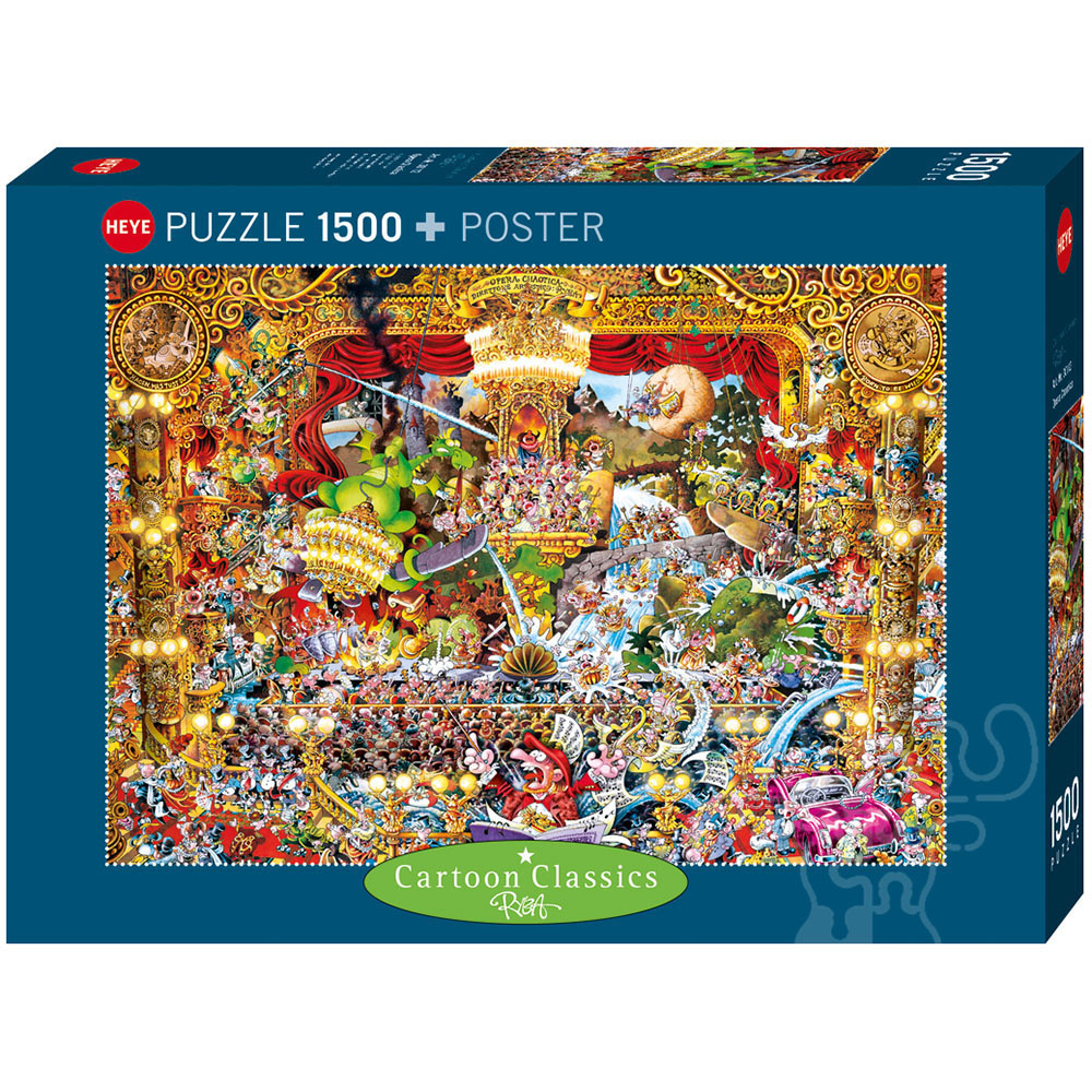 Heye Cartoon Classics Opera Chaotica Puzzle 1500pcs - Puzzles Canada
