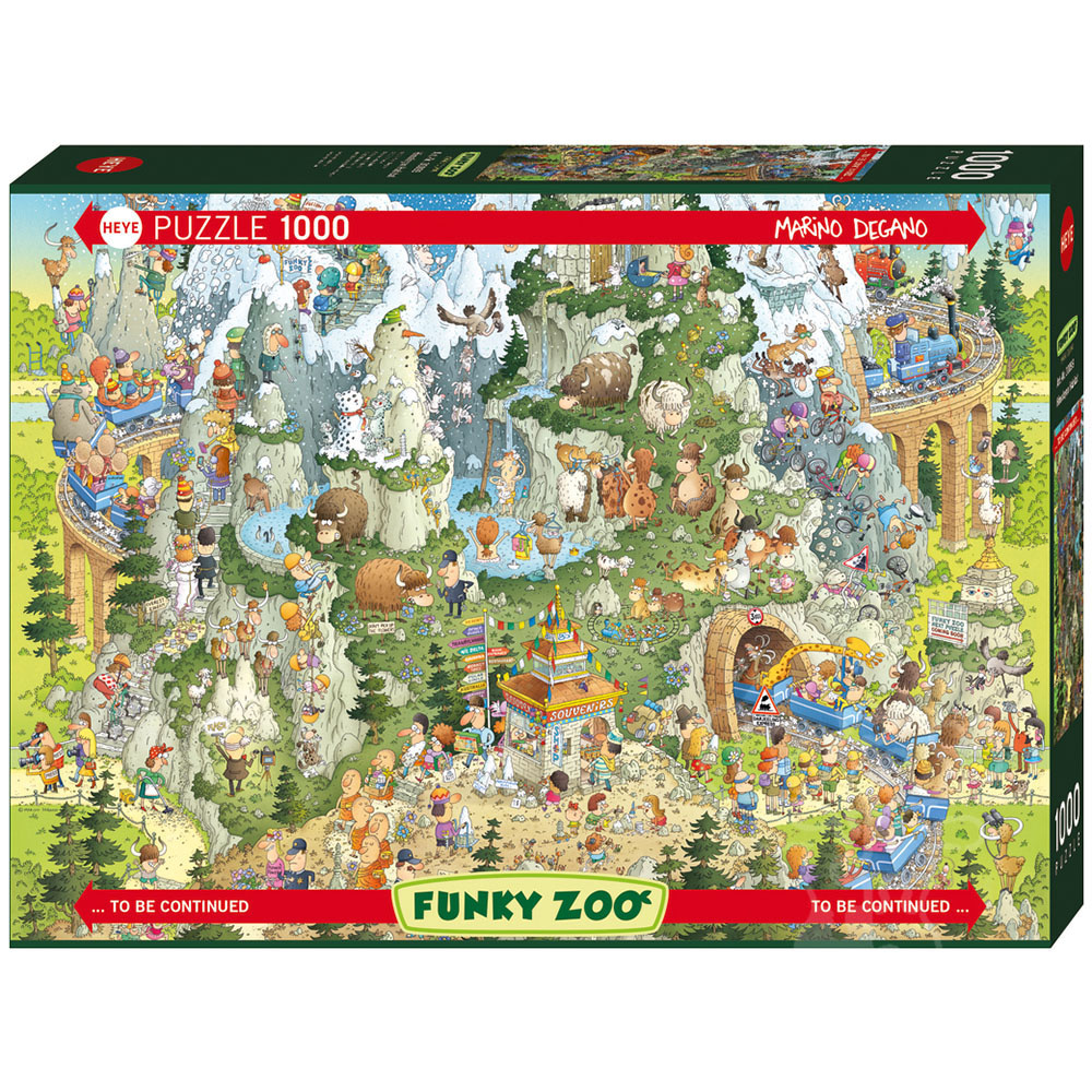 Heye Funky Zoo: Himalayan Habitat Puzzle 1000pcs - Puzzles Canada