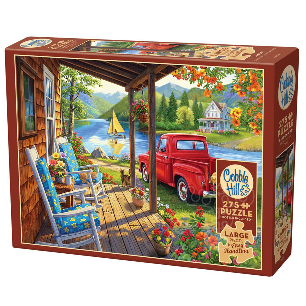 Cobble Hill Lake Life (AI Assistance) Easy Handling Puzzle 275pcs ...