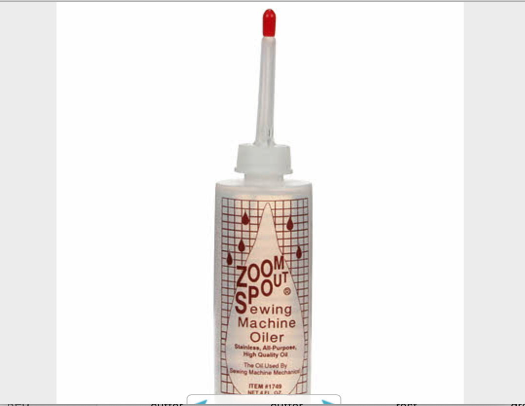Zoom Spout Sewing Machine Oil - Dominion Sewing Centre & Studio