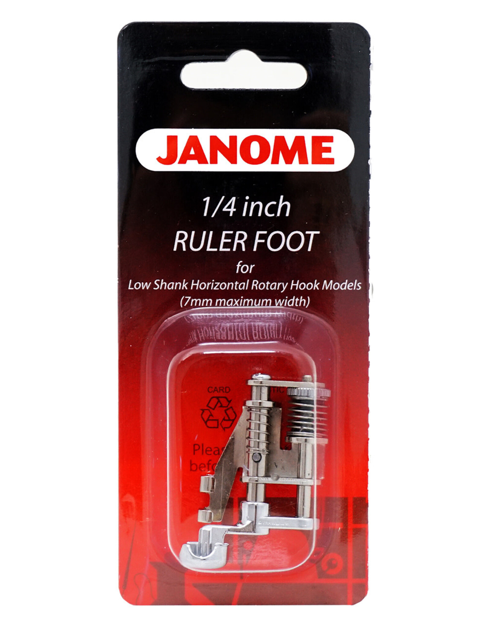 Low shank ruler foot - Dominion Sewing Centre & Studio