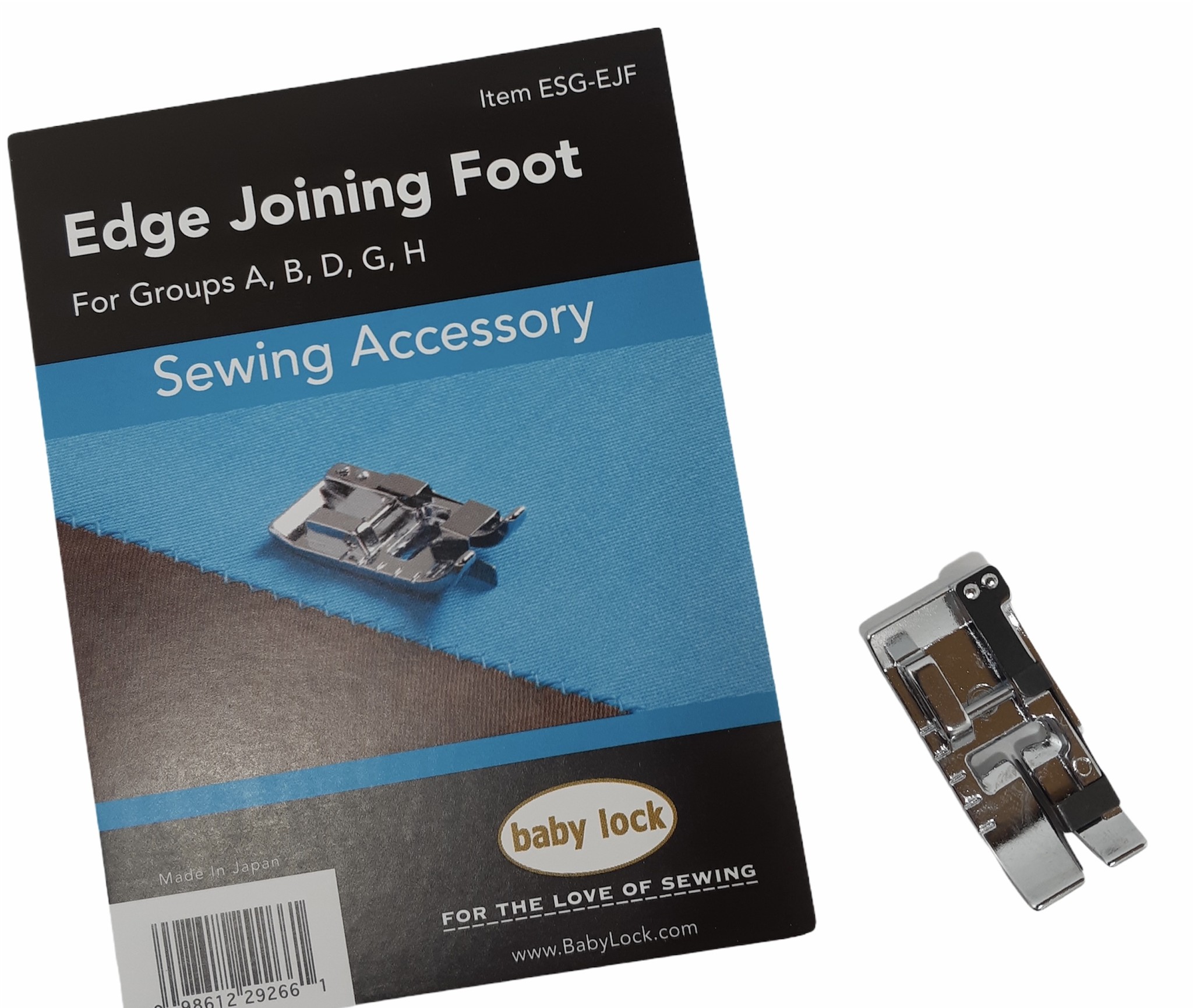 Edge joining foot (baby lock)- ESG-EJF - Dominion Sewing Centre & Studio
