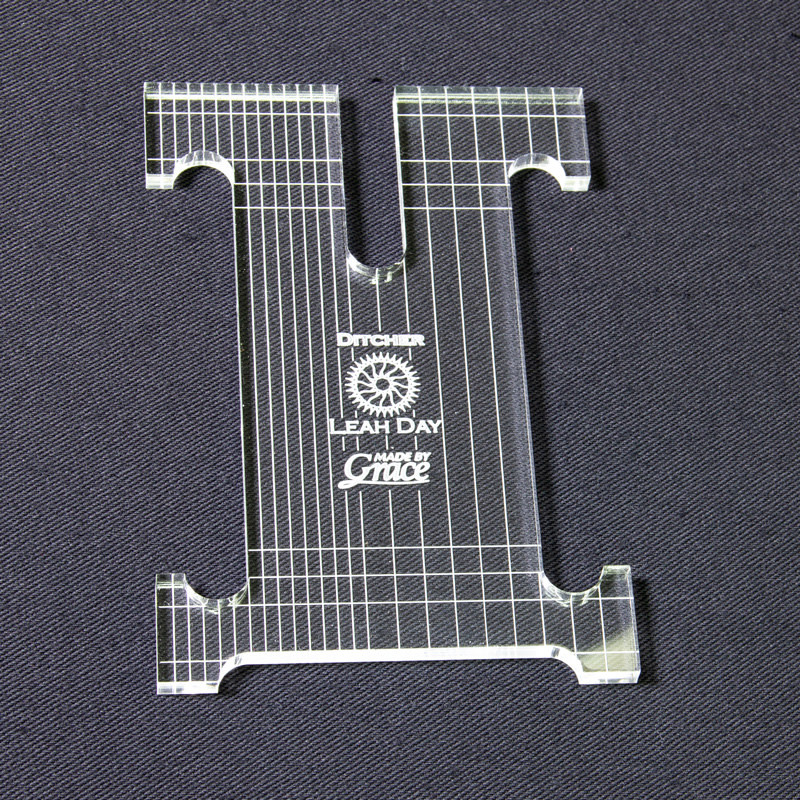 Ruler template - ditcher - Dominion Sewing Centre & Studio