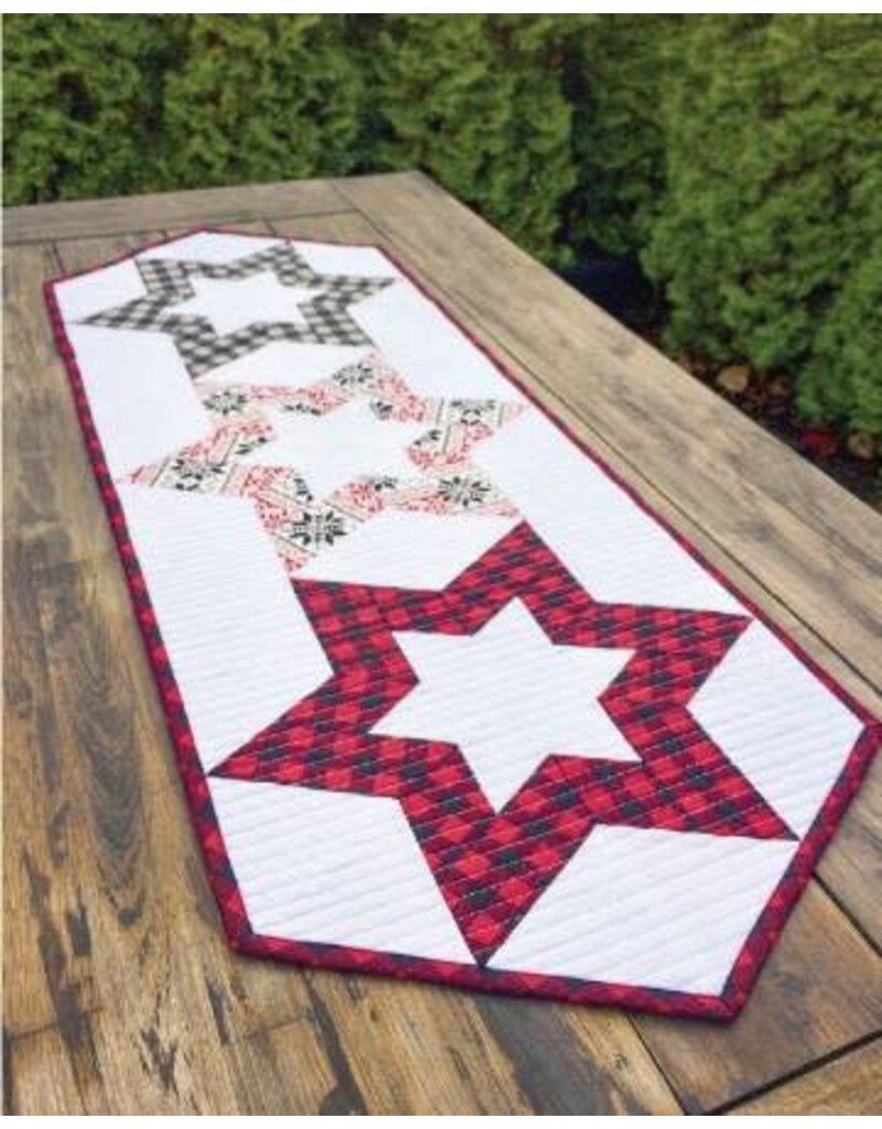 Hollow Star Table Runner pattern - Dominion Sewing Centre & Studio