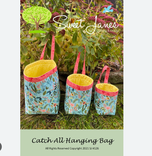 Catch All Hanging Bag pattern - Dominion Sewing Centre & Studio