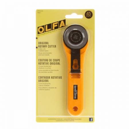 Olfa 45mm Large Rotary Cutter - Dominion Sewing Centre & Studio