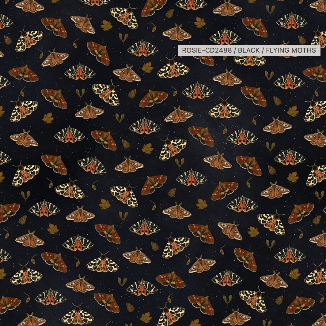 Nightfall--Flying Moths CD2488 - Dominion Sewing Centre & Studio