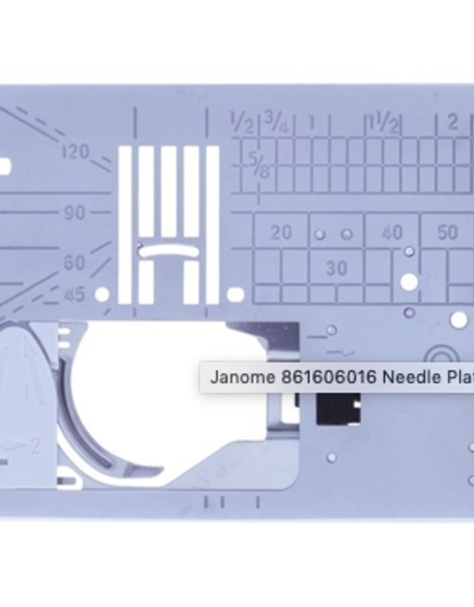Janome needle plate - 861606016 (old# 861013) - Dominion Sewing Centre ...