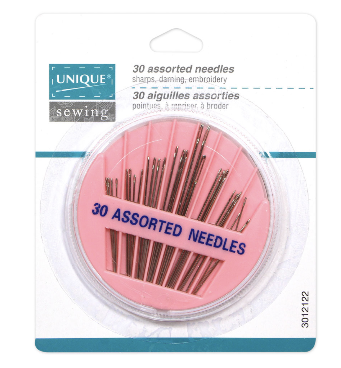 Handsewing needles assorted - 30 pcs - Dominion Sewing Centre & Studio