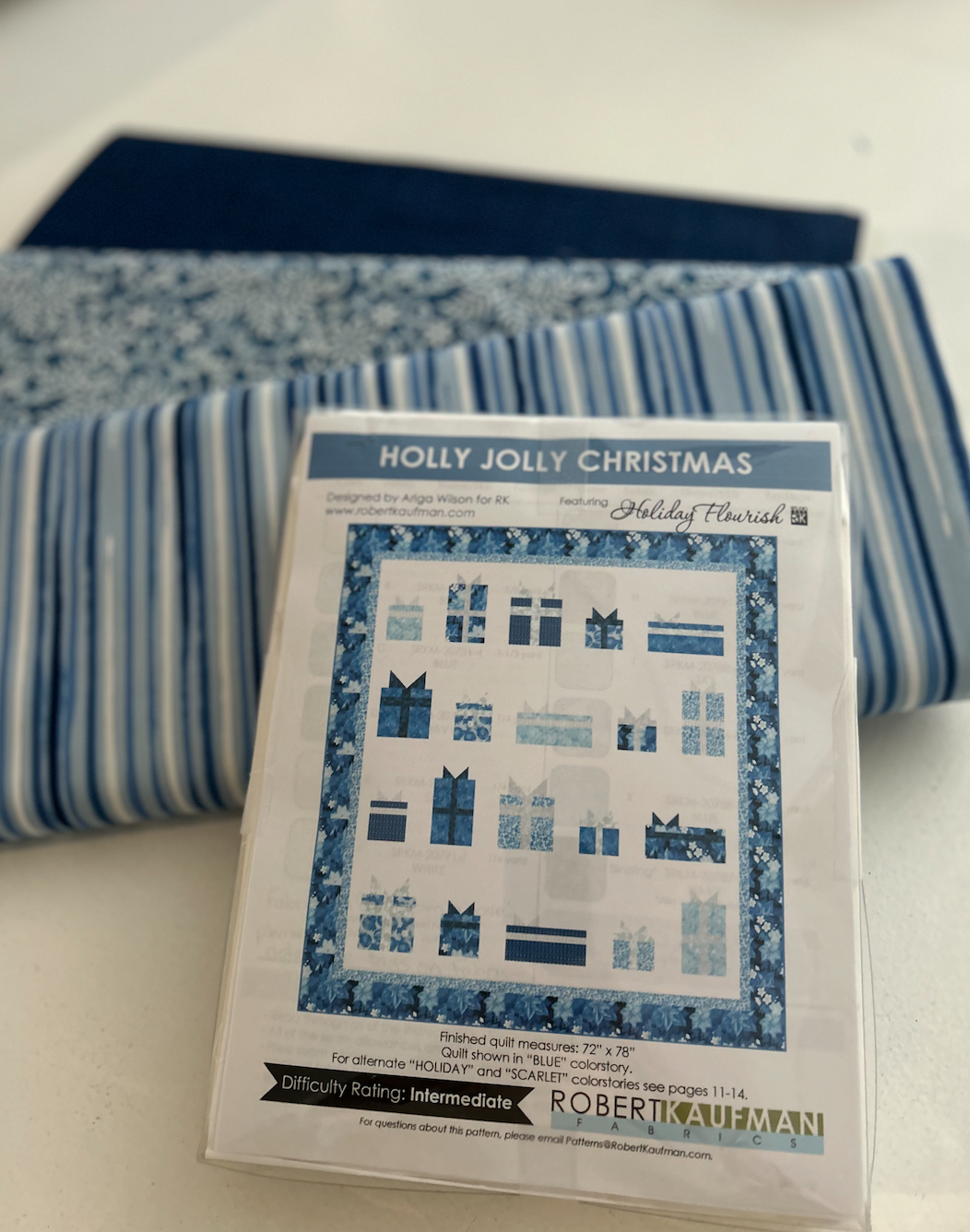 Holly Jolly Blue Christmas - Dominion Sewing Centre & Studio