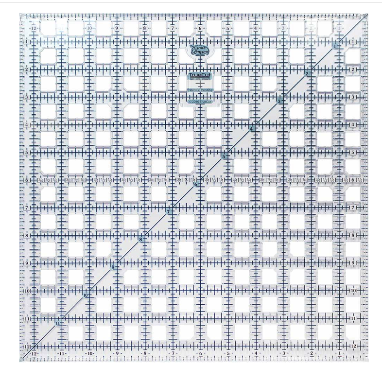 Quilting Ruler 12.5" x 12.5" - Dominion Sewing Centre & Studio
