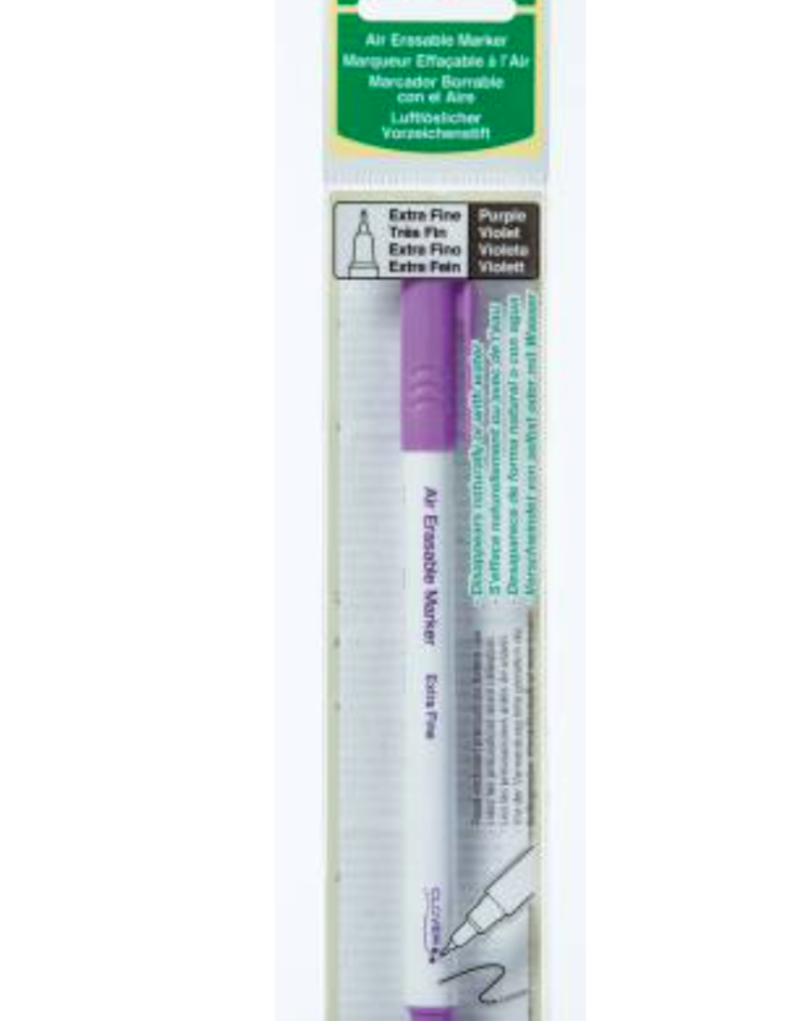 Air Erasable Marker Extra Fine Purple - Dominion Sewing Centre & Studio
