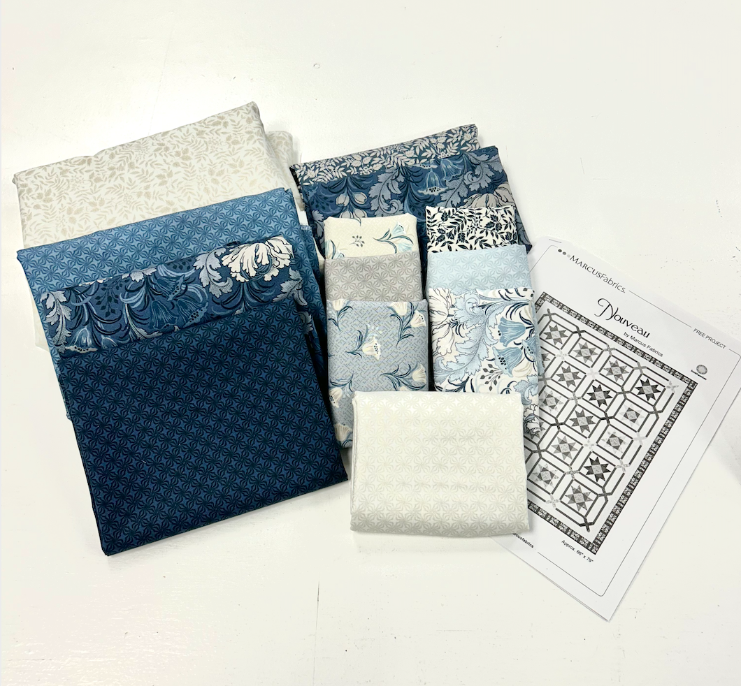 Nouveau Quilt kit (66''x79'') - Dominion Sewing Centre & Studio