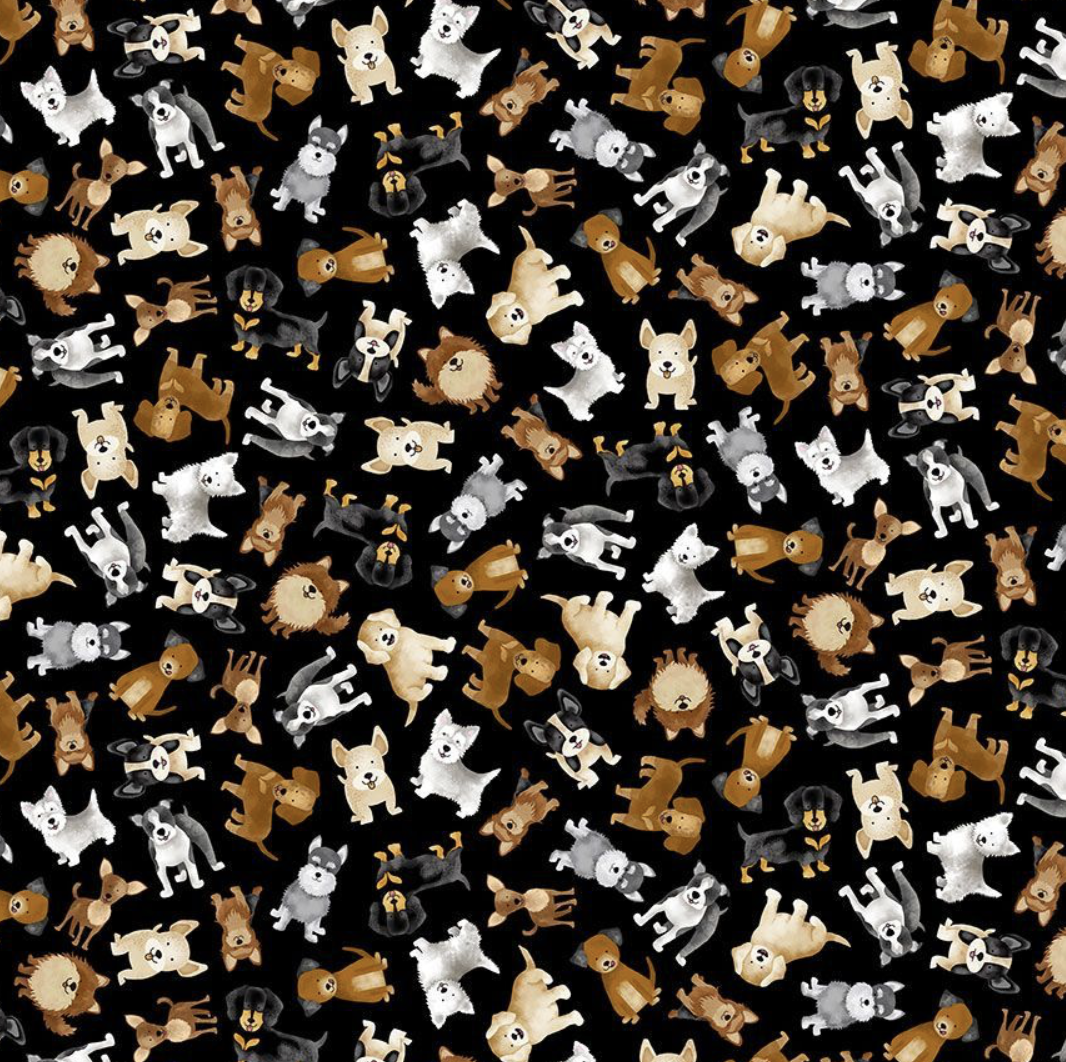 Tossed Small Dogs - CD3318 - Dominion Sewing Centre & Studio