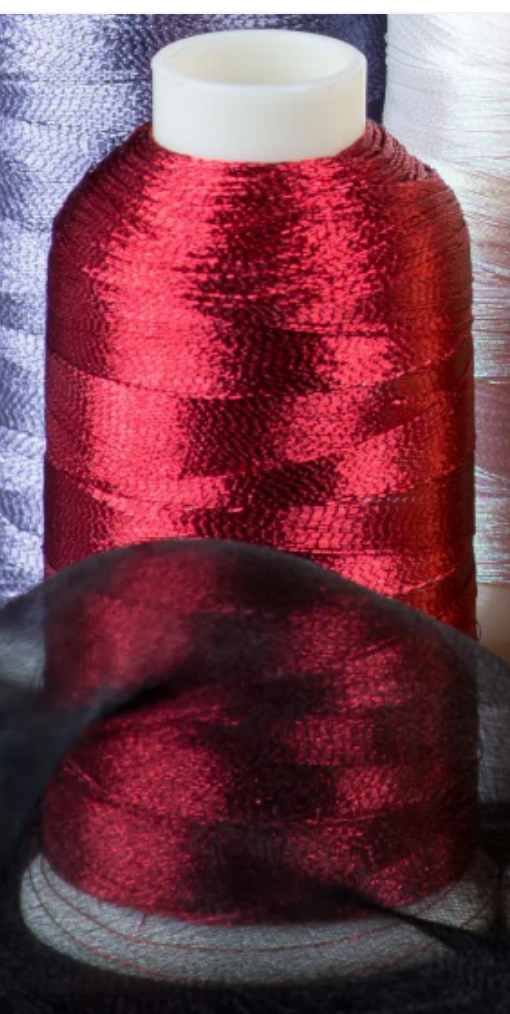 Marathon embroidery thread (1000m)- 3010 Red Metallic - Dominion Sewing ...