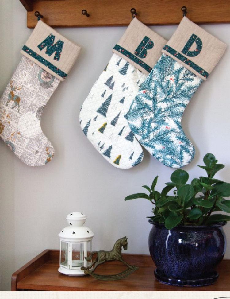 Monogram stocking Kit - Gnomes - Dominion Sewing Centre & Studio