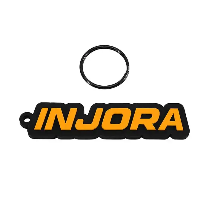 INA-131YE - INJORA Silicone Keychain with Logo Tag, Yellow - RadioShack ...